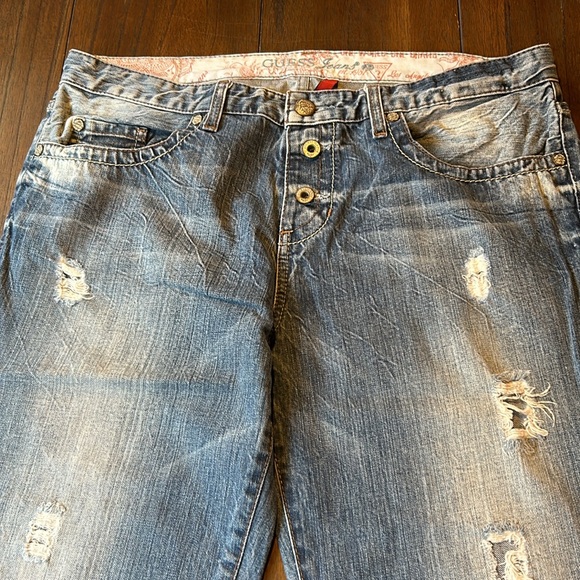 Guess | Jeans | Vintage 981 Guess Exposed Button Fly Boyfriend ...
